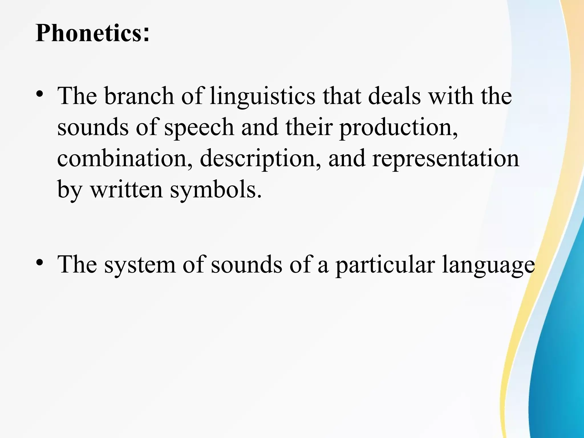 Phonetics and phonology junaid shahid | PPT