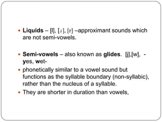 Phonetics and phonology of english | PPTX
