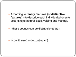 Phonetics and phonology of english | PPTX