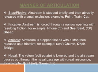 Phonetics and phonology terms | PPTX