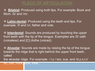 Phonetics and phonology terms | PPTX