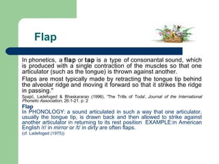 Phonetics and phonology week 6 | PPT