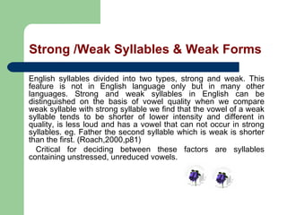 Phonetics and phonology week 6 | PPT