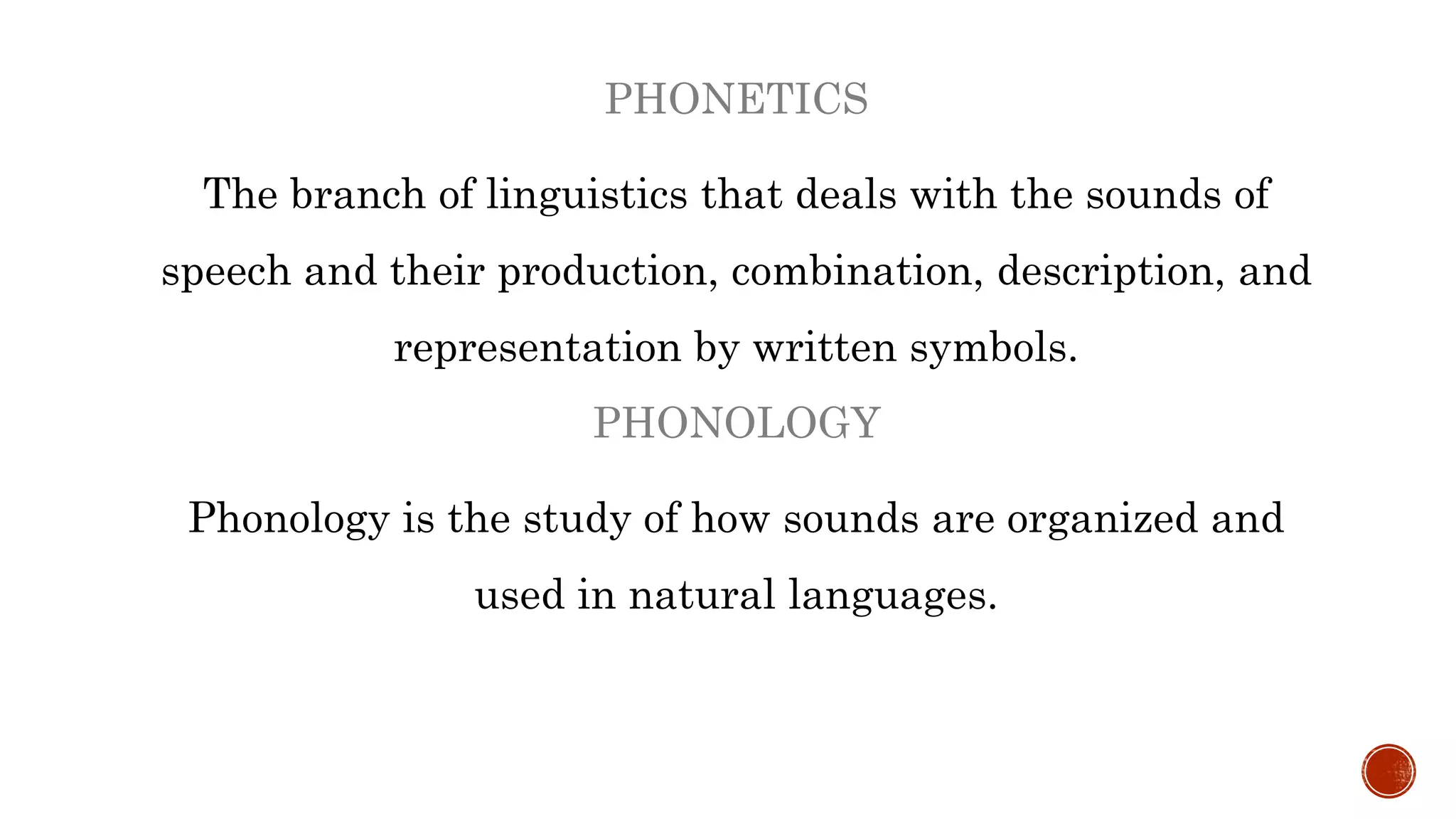 Phonetics and phonology workshop2020 | PPTX