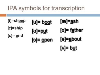 Phonetics and spoken english | PPTX