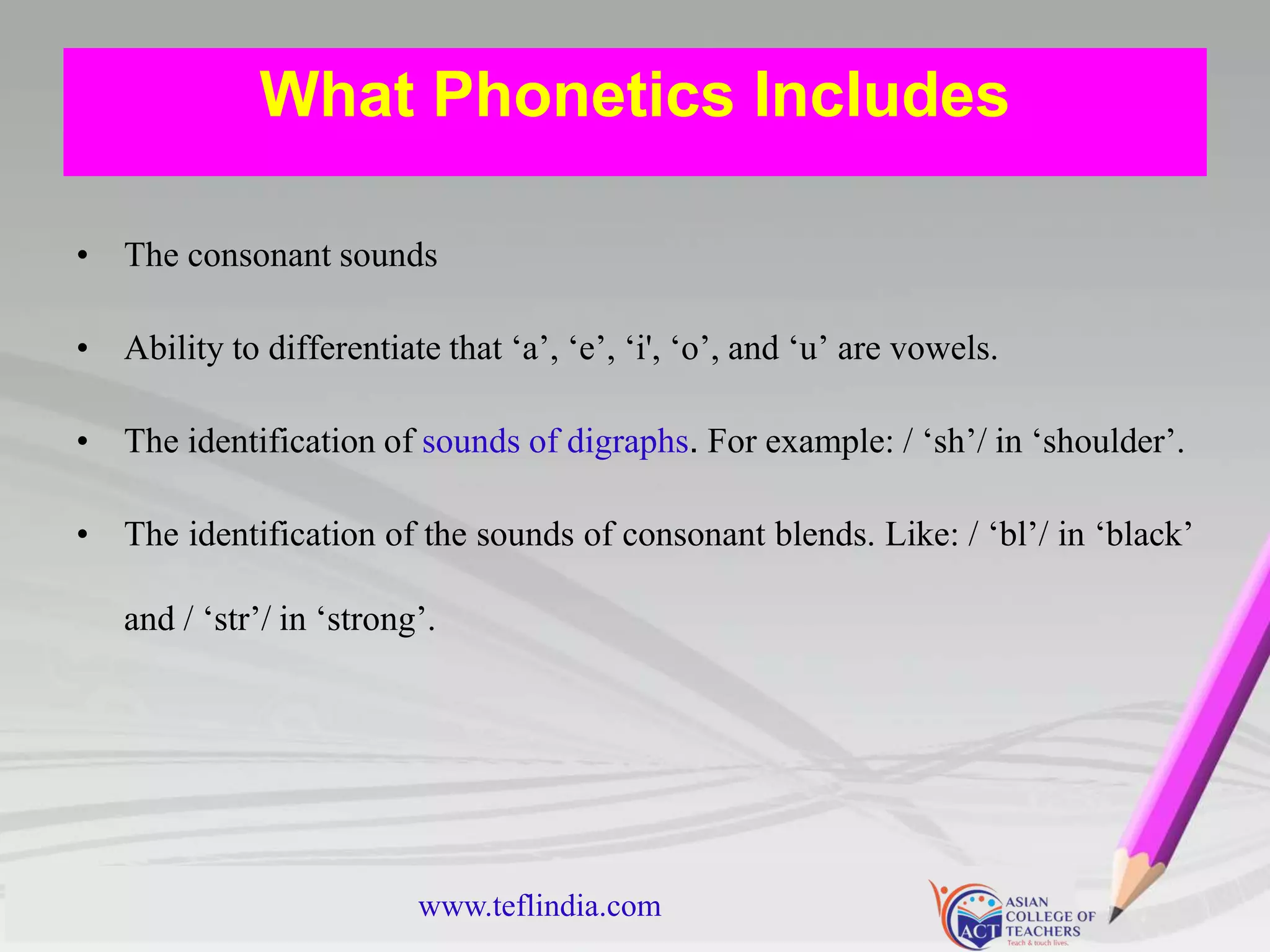Phonetics – Are they essential? | PPTX