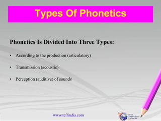 Phonetics – Are they essential? | PPTX
