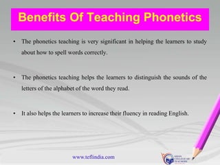 Phonetics – Are they essential? | PPTX
