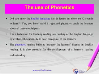 Phonetics – Are they essential? | PPTX
