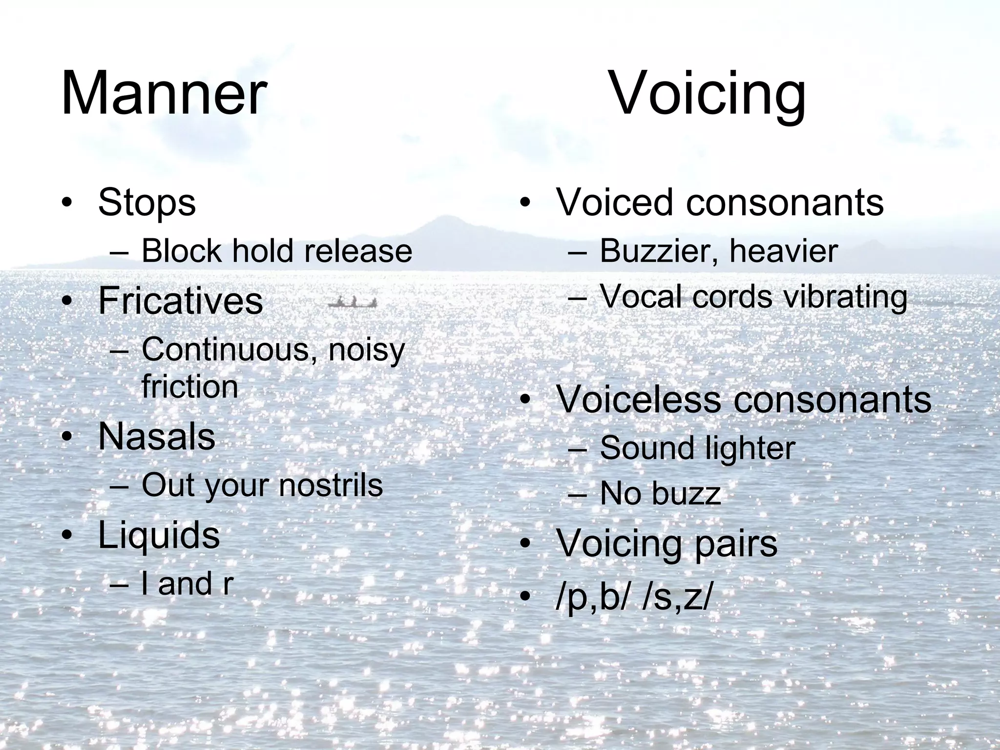 Phonetics For The Comparative Method | PPT