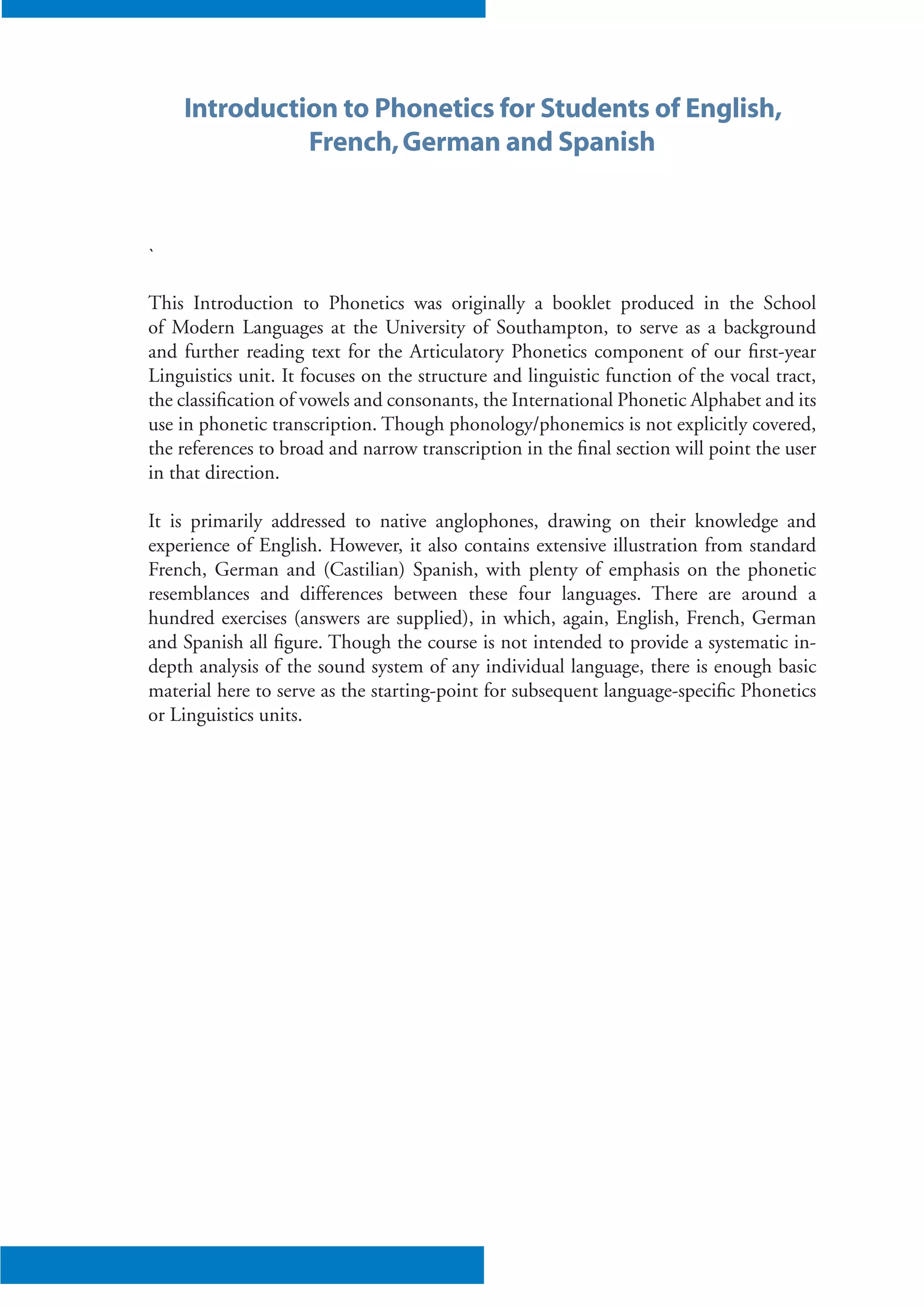Phonetics full | PDF