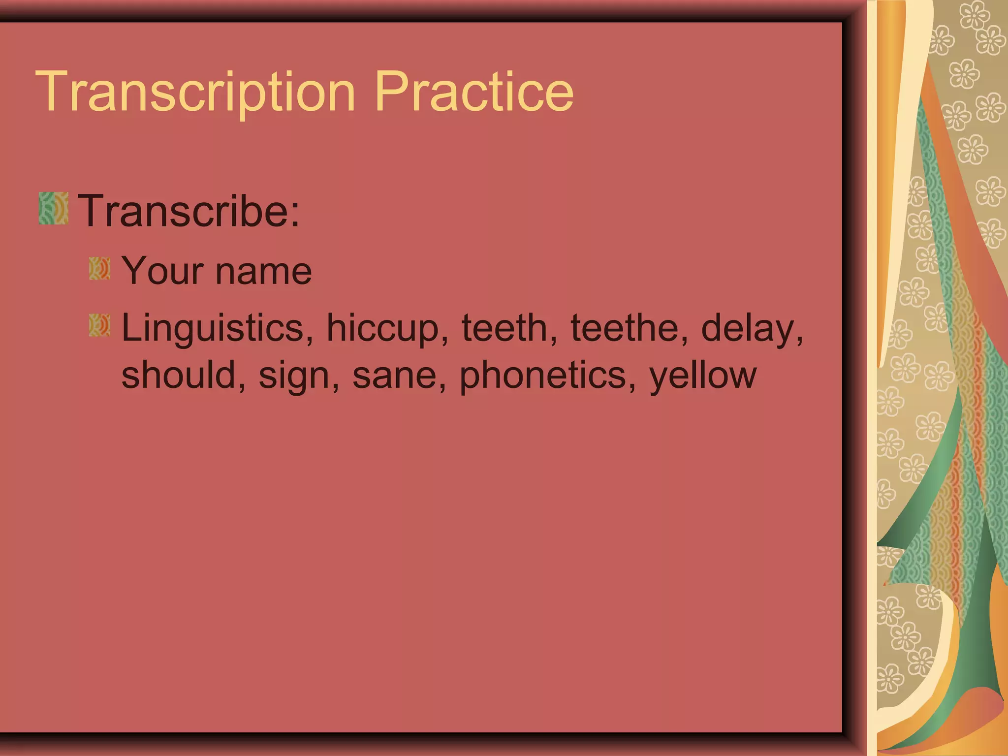 Phonetics intro ppt | PPT