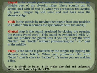 PHONETICS IS UNIQUE | PPTX