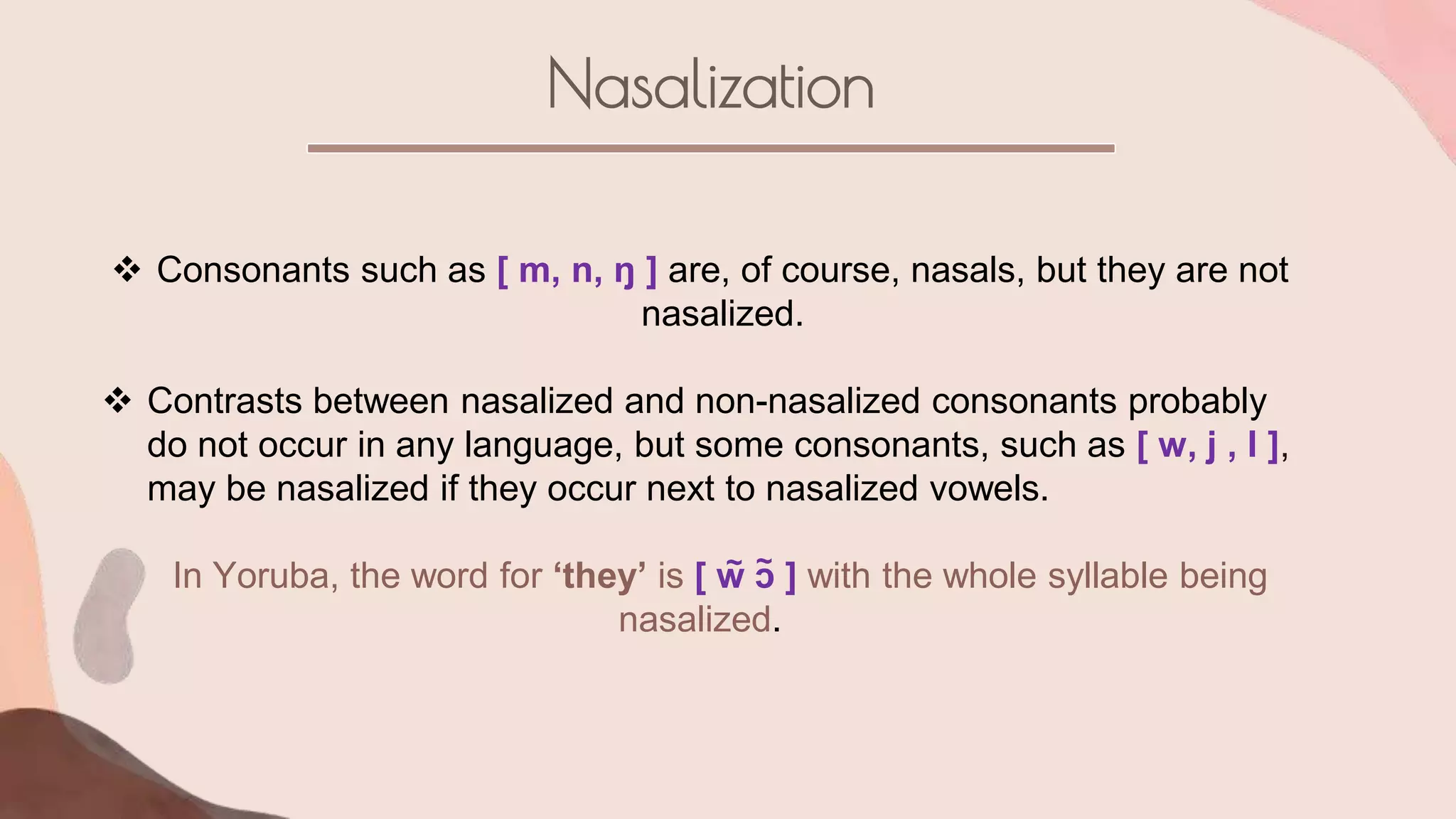 {Phonetics} ladegfoged's book ch 9 | PPT