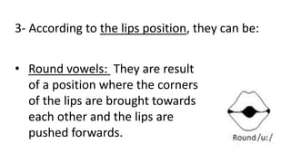 English vowel sounds. Classification | PPTX