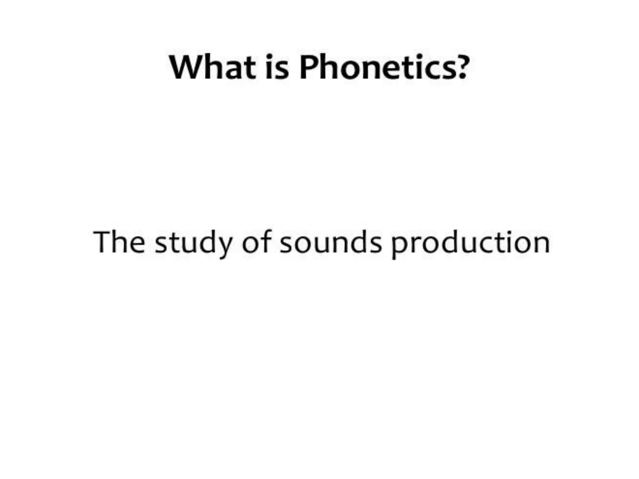 Phonetics & organs of speech | PPTX
