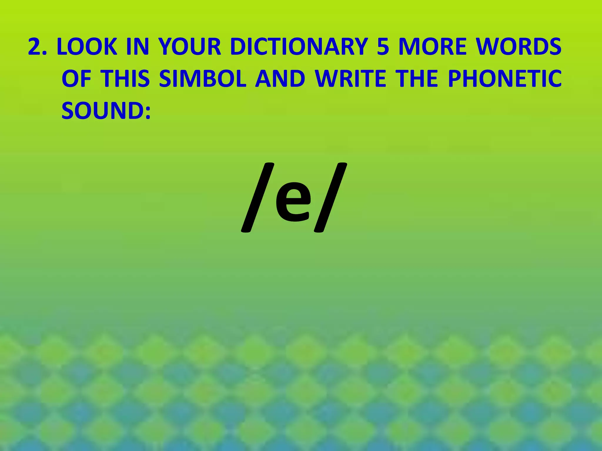 Phonetic sounds 1ero | PPT