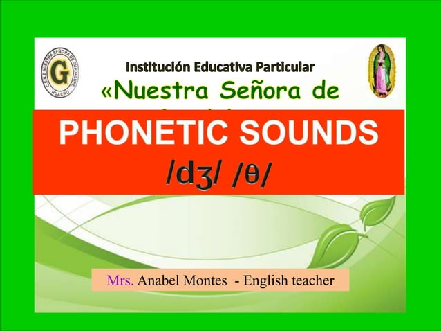Phonetic sounds 2do | PPTX