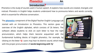 Phonetic Sounds and Syllables With English Language Lab Software.pptx