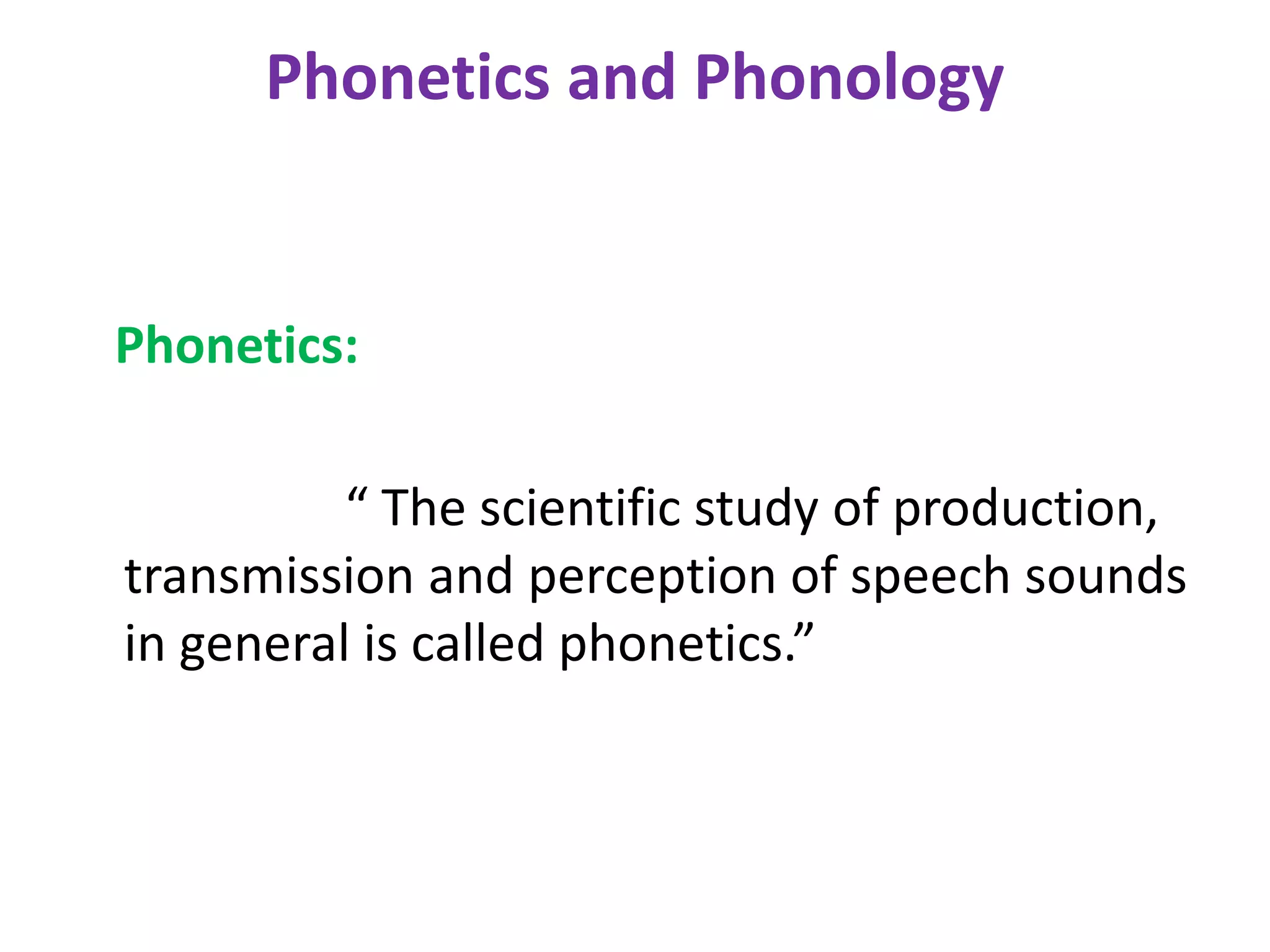 Phonetics phonology and sociolinguistics | PPTX