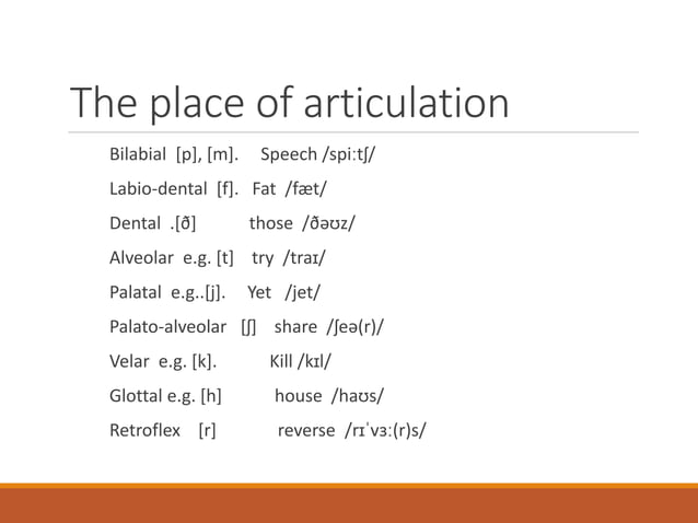 Phoneticsphonology lecture 2 | PPT
