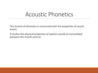 Phoneticsphonology lecture 2 | PPT