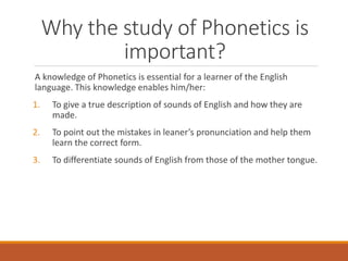 Phoneticsphonology lecture 2 | PPT