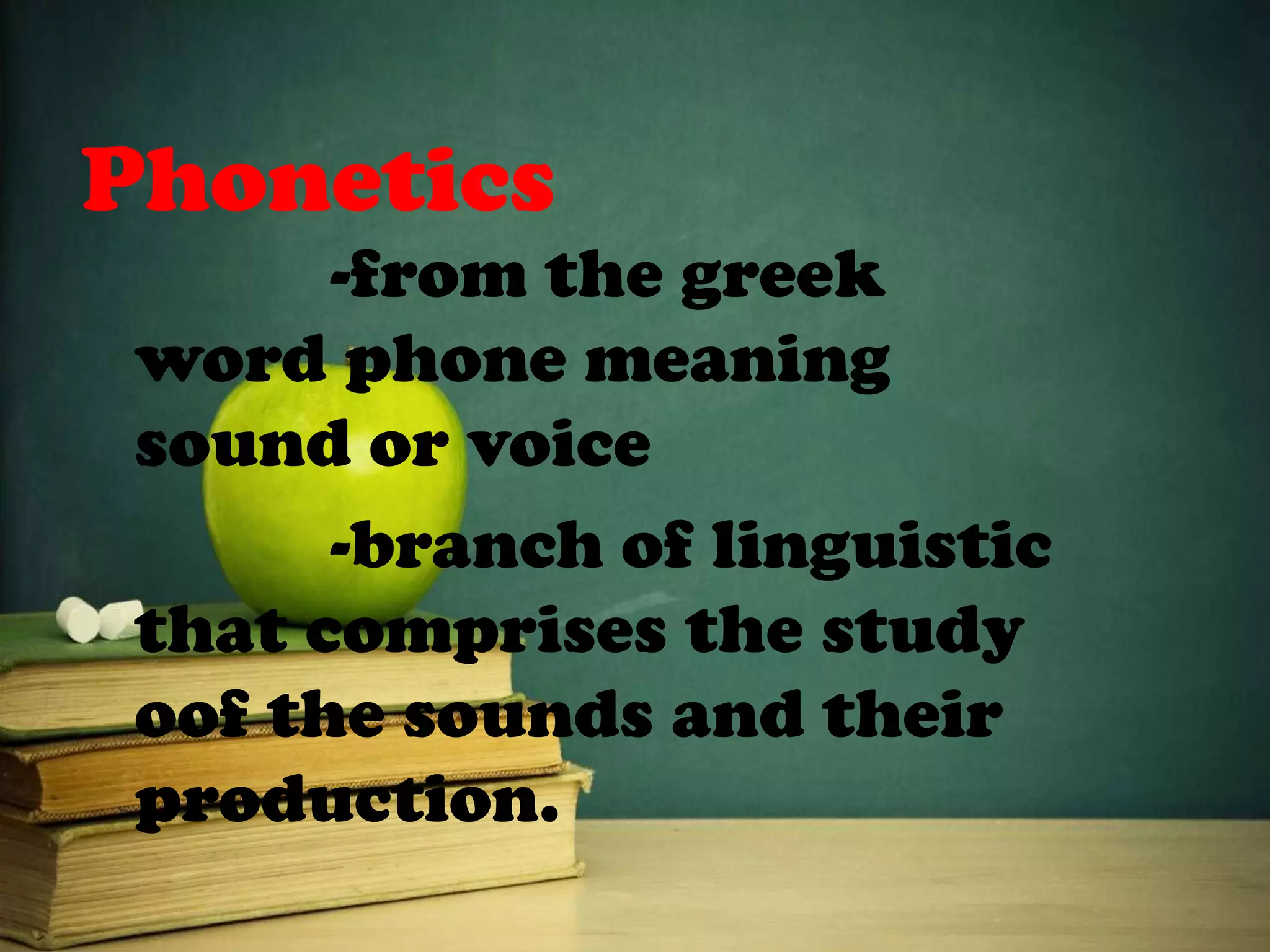 Phonetics powerpoint | PPTX