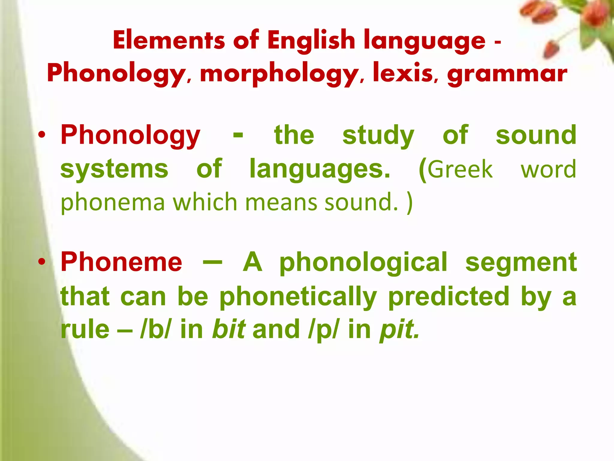 Phonetics presentation part i | PPT