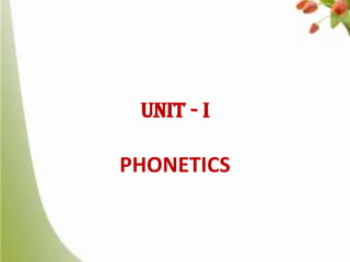 Phonetics presentation part i | PPT