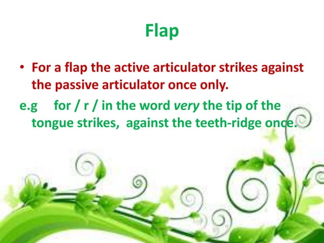 Phonetics presentation part II | PPT