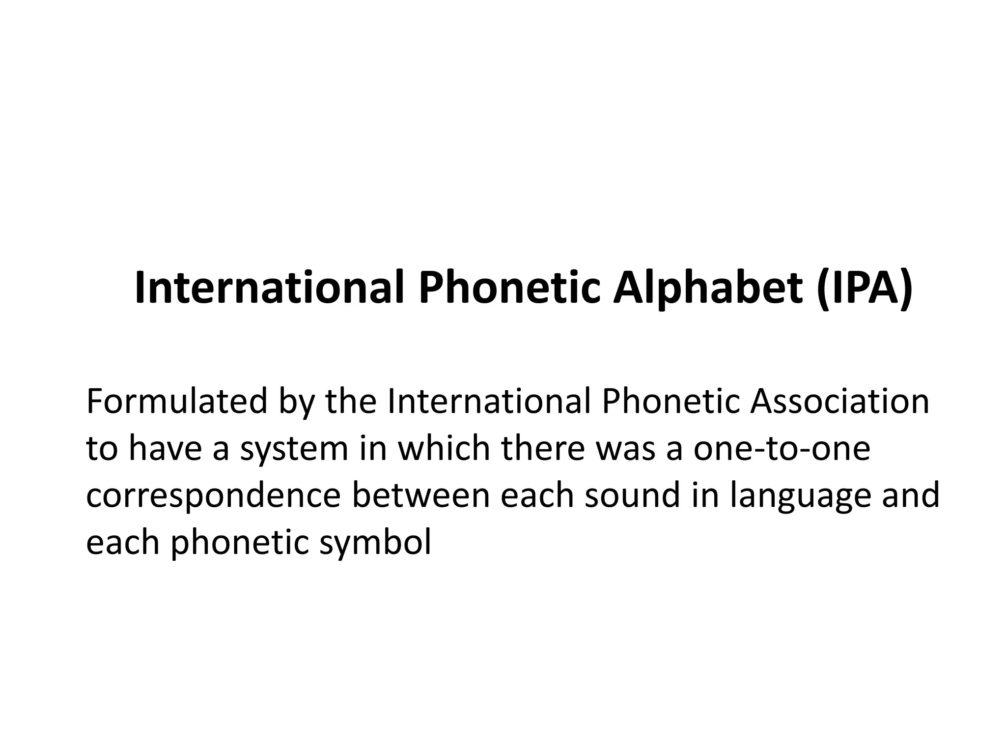 Phonetics English | PPTX