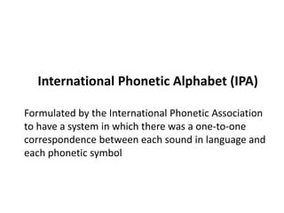 Phonetics English | PPTX