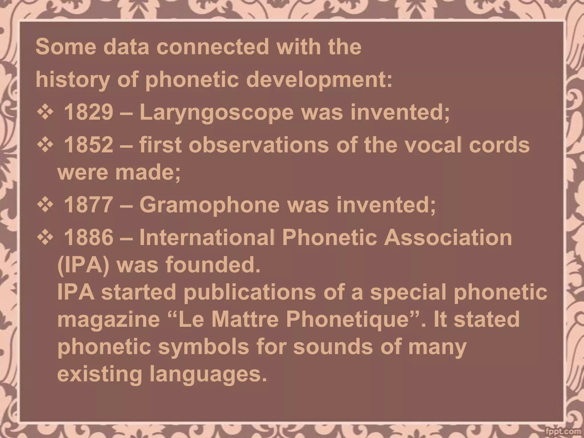 Phonetics report | PPTX