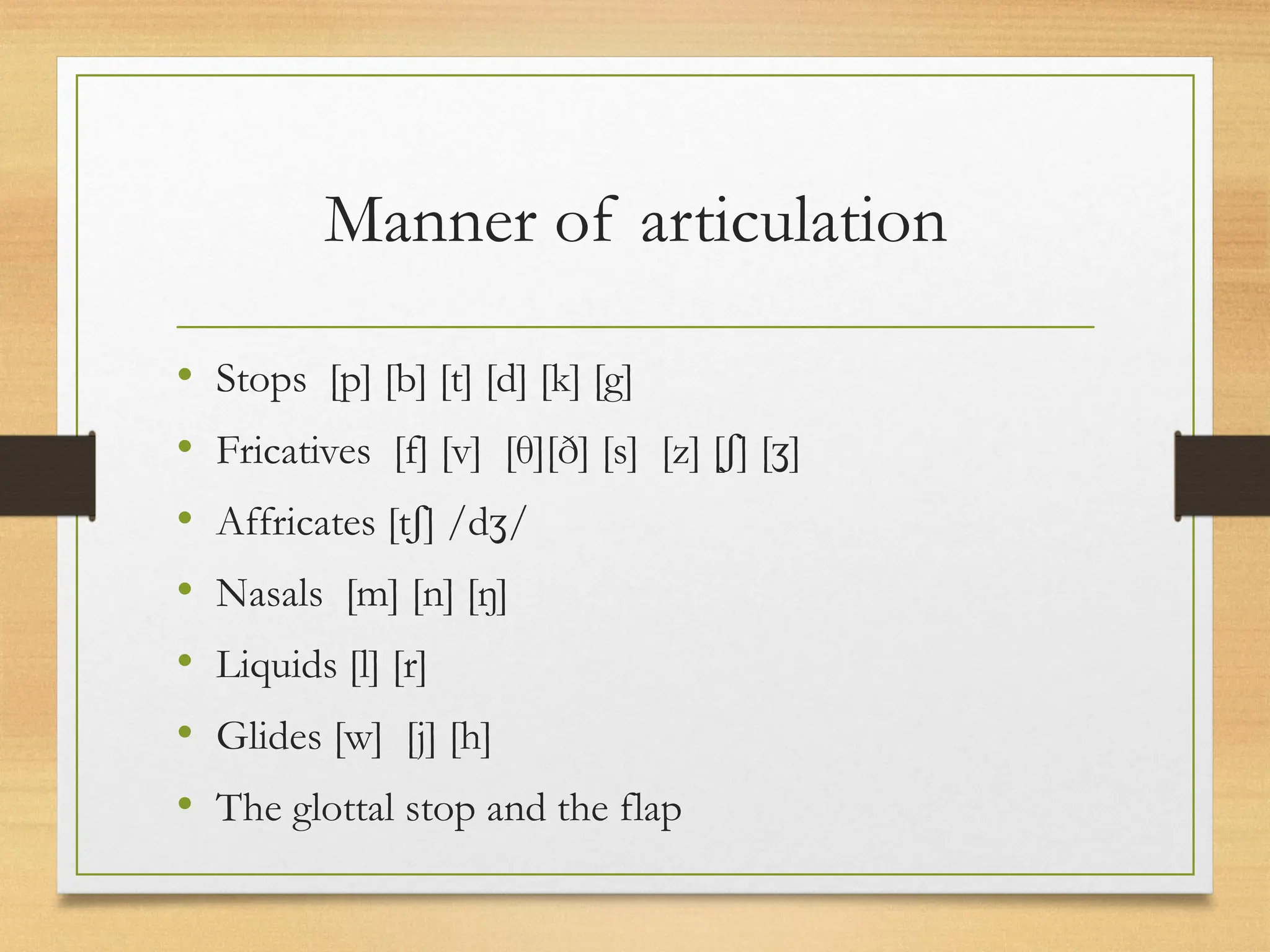 Phonetics Second Presentation about articulation | PPT