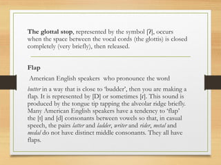 Phonetics Second Presentation about articulation | PPT