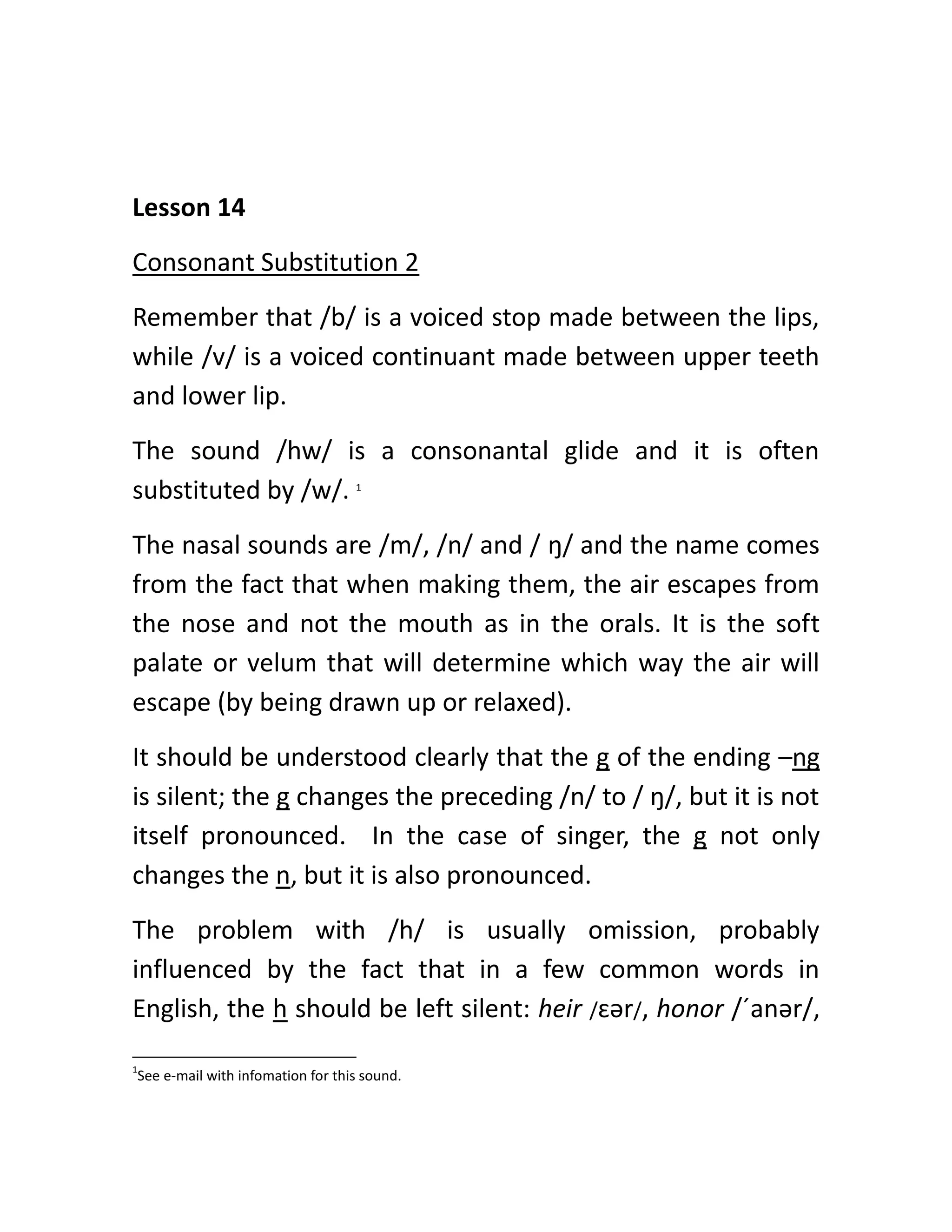 Phonetics summary | PDF
