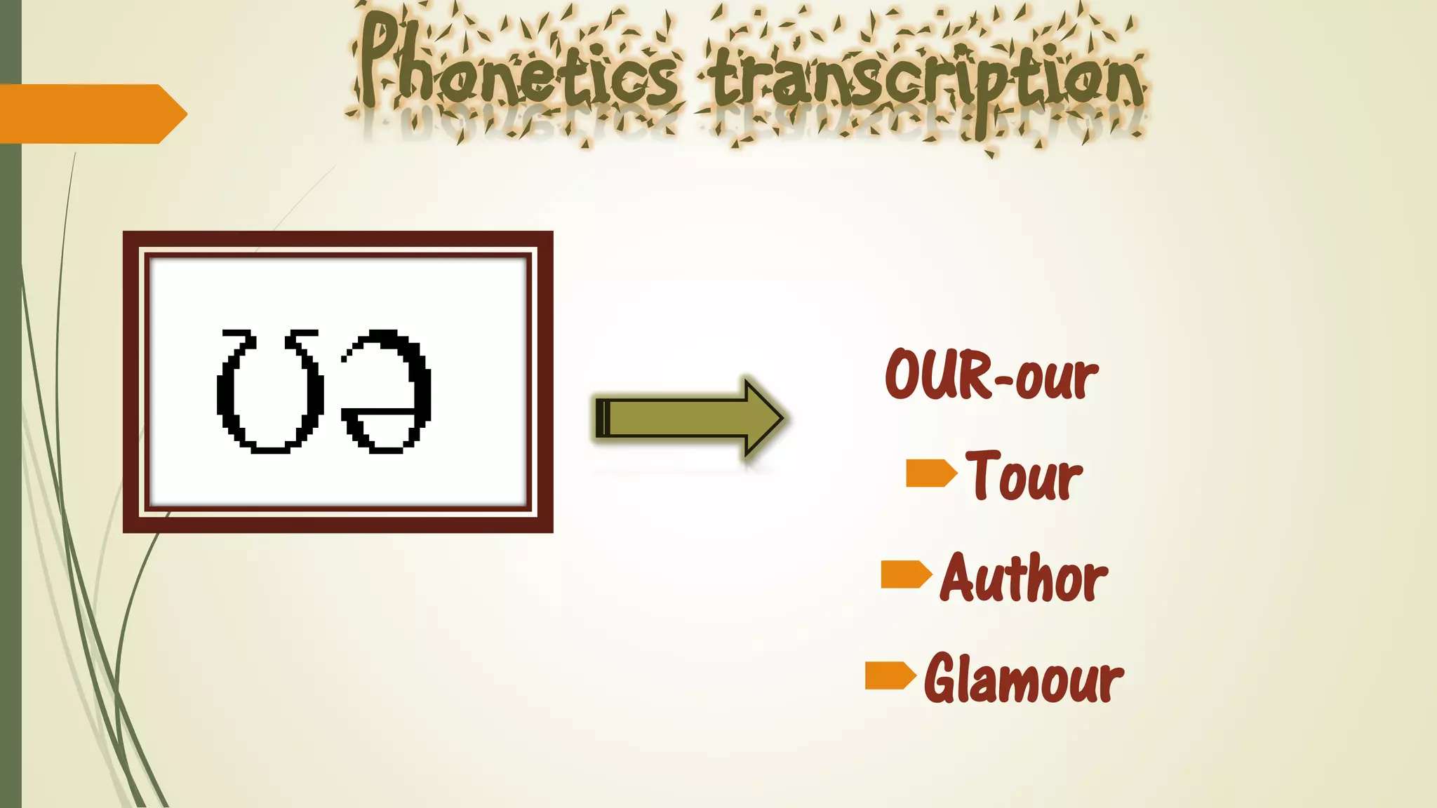 Phonetics transcription | PDF