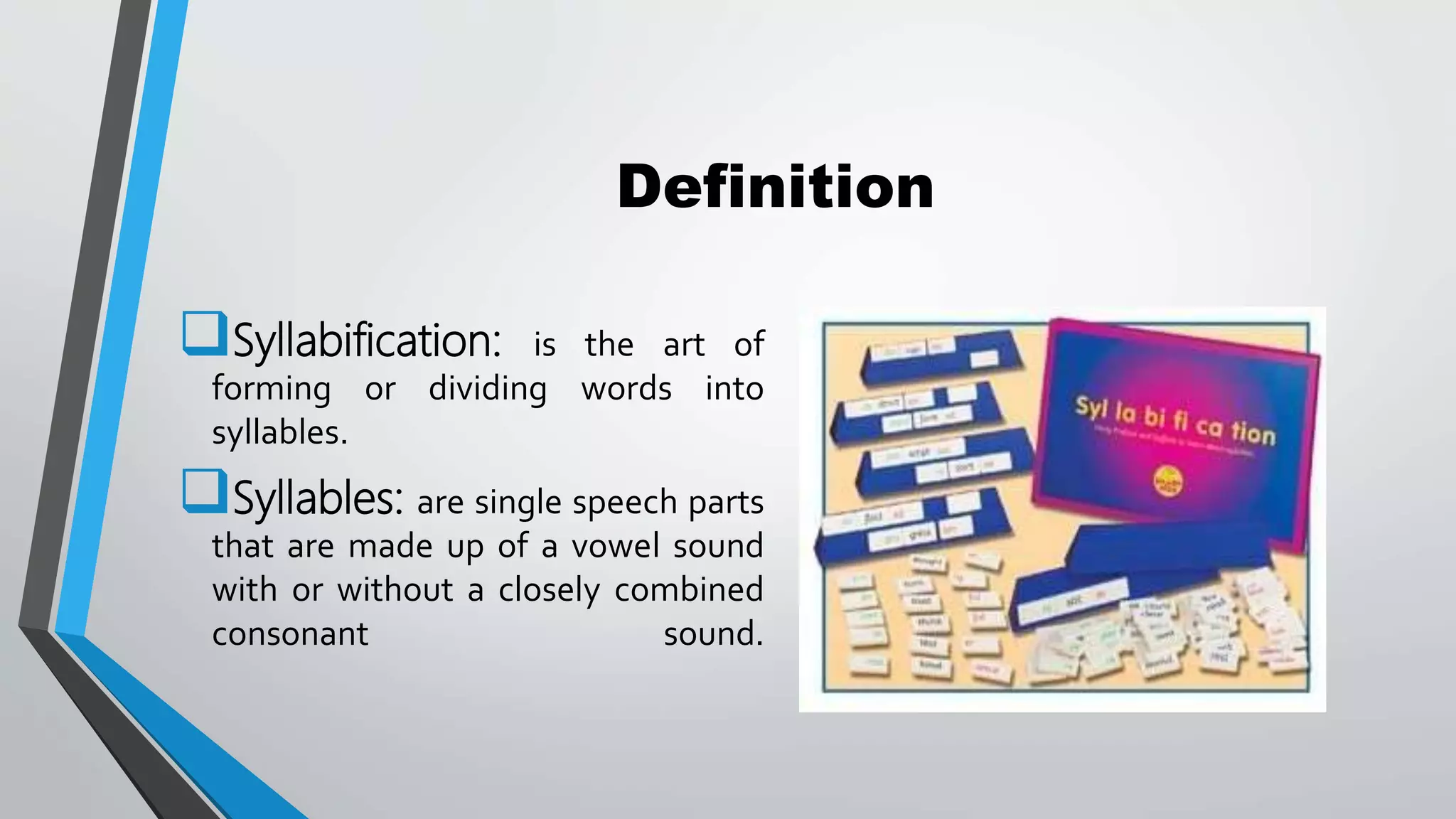 Phonetic syllabification | PPT