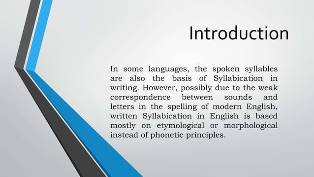 Phonetic syllabification | PPT