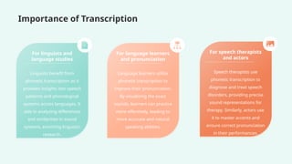 Phonetic Transcription and Its Importance.pptx