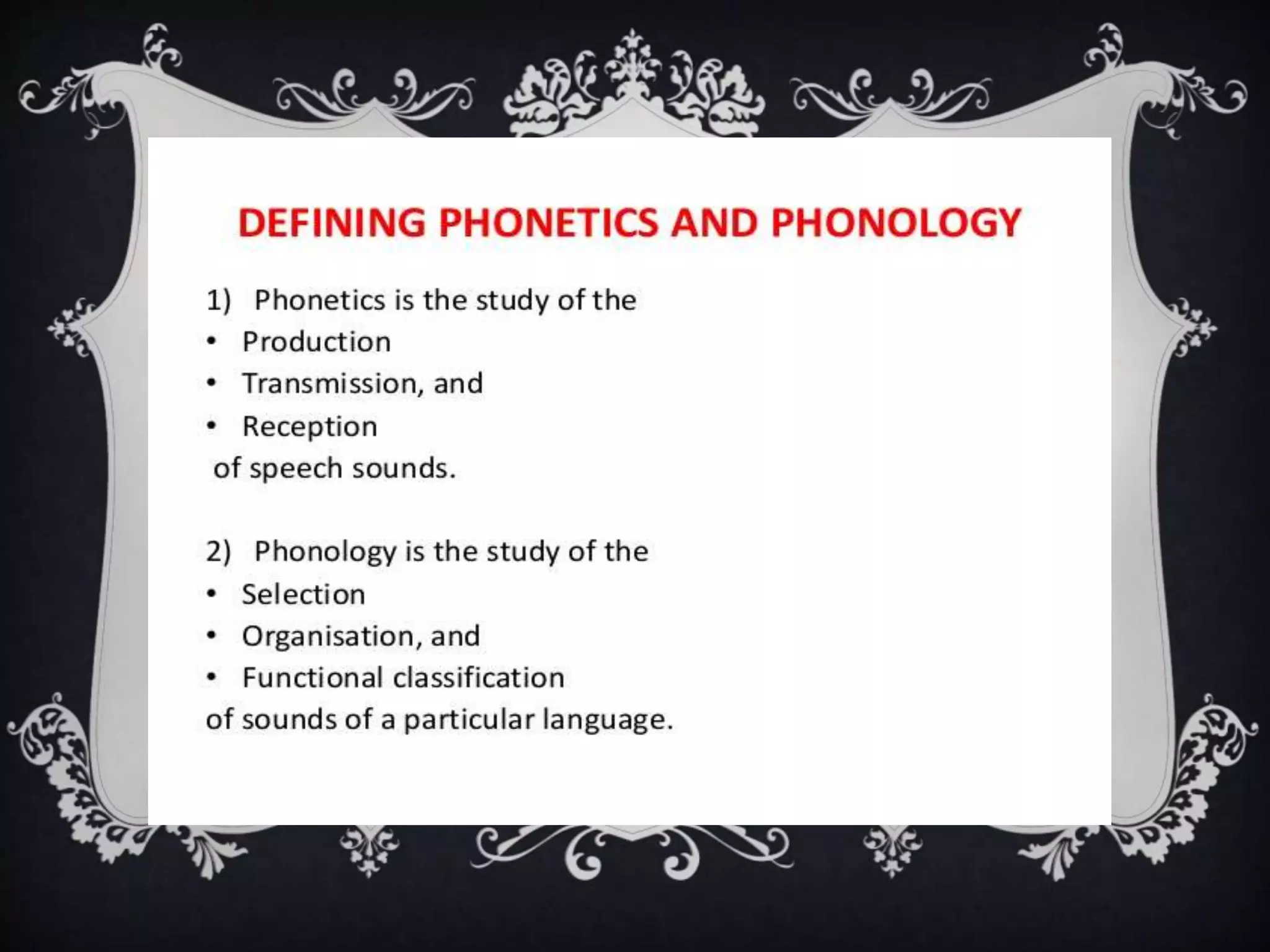 Phonetic vs phonology | PPT