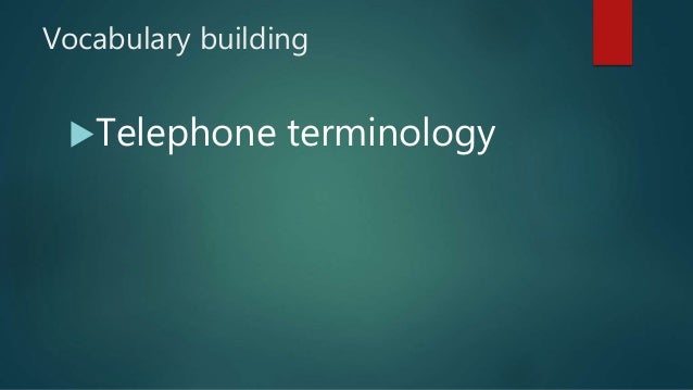 Phone Terminology phone-terminology
