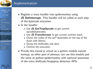 Shellcode and heapspray detection in phoneyc | PDF