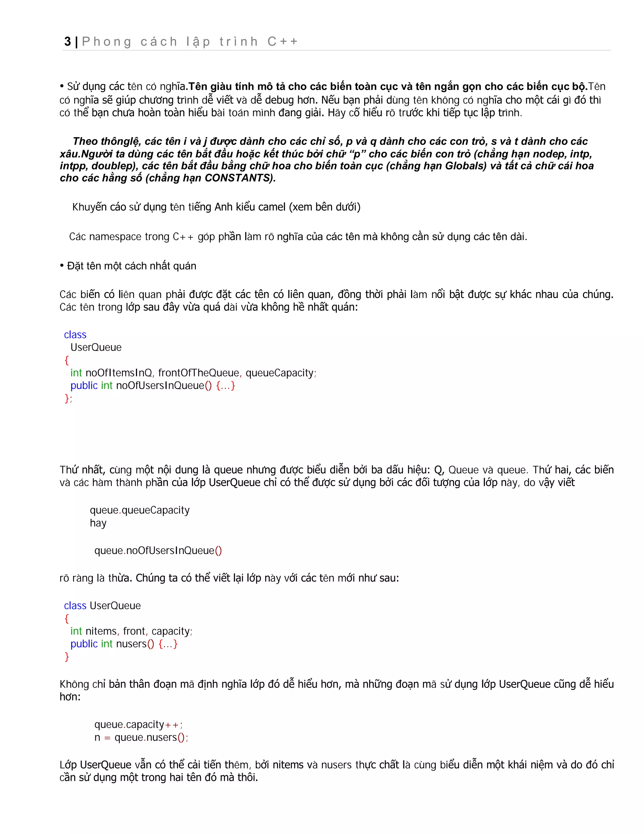 Phong cach lap trinh c++ | PDF