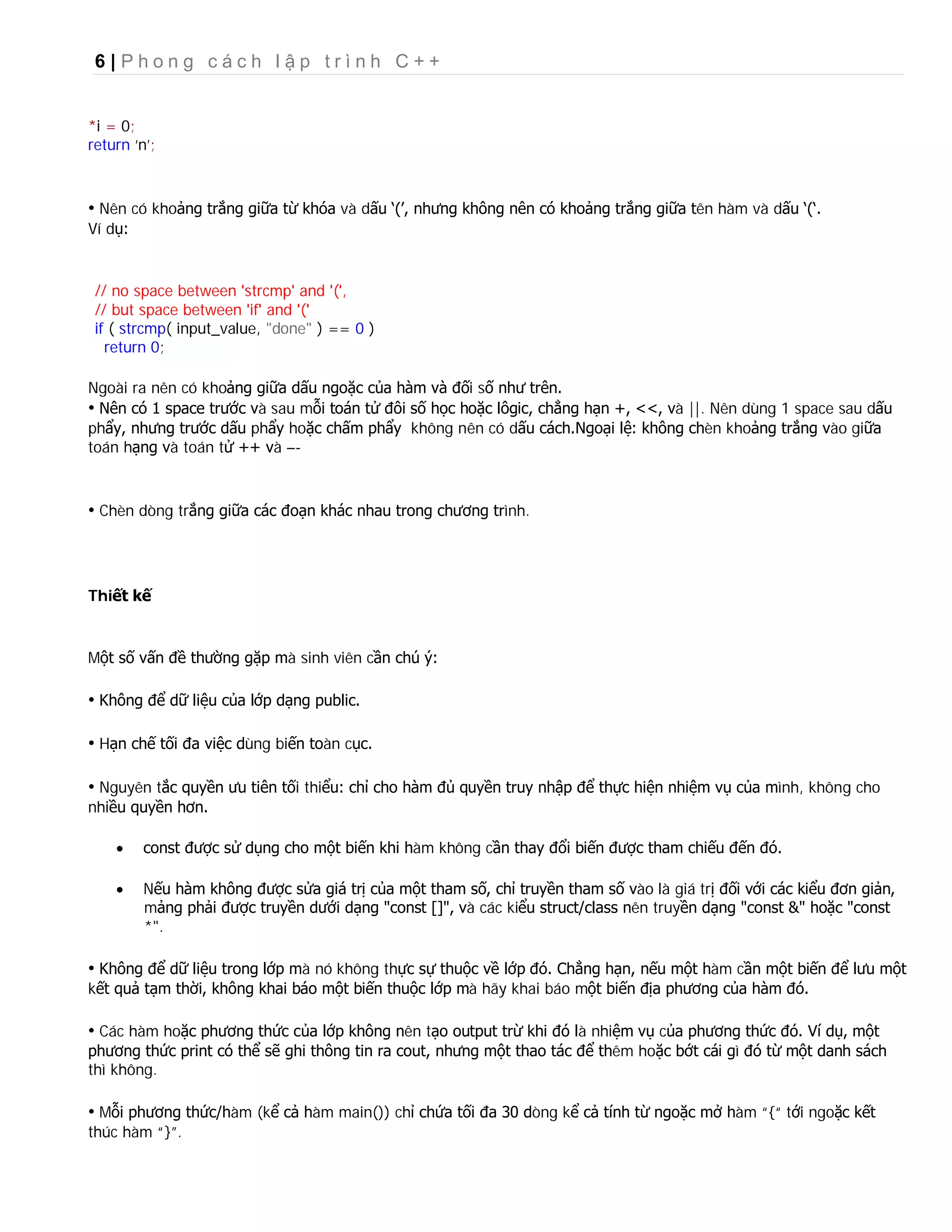 Phong cach lap trinh c++ | PDF