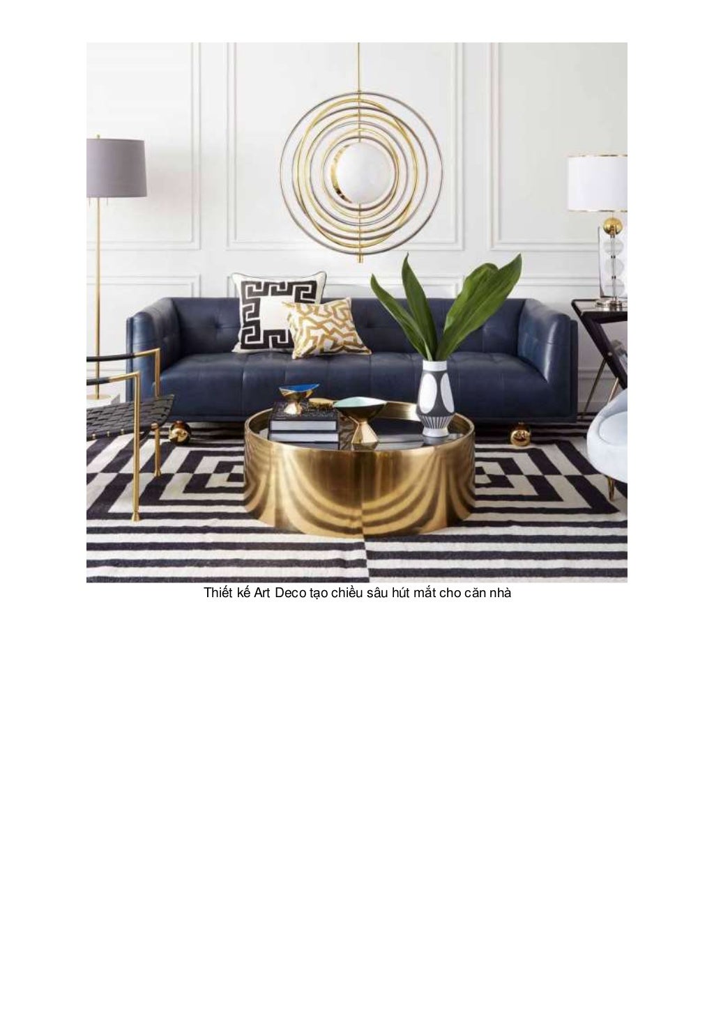 Ấn tượng phong cách thiết kế Art Deco trong nội thất | DOCX