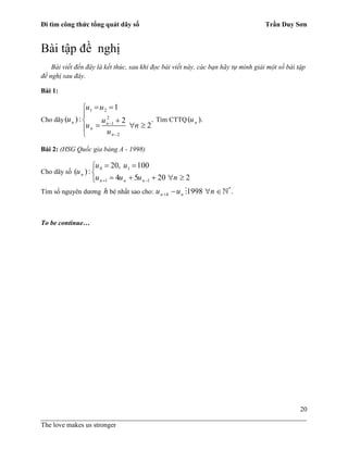 Phongmath cttq-dayso-tran duyson | PDF