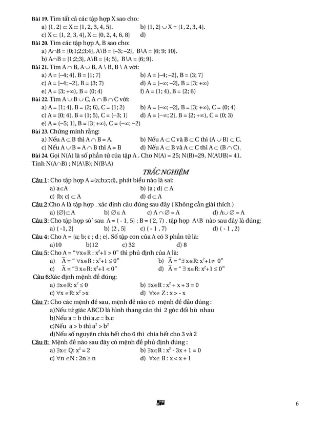 [Phongmath] 10 chuongi menh de tap hop | PDF