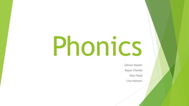 Phonics | PPT